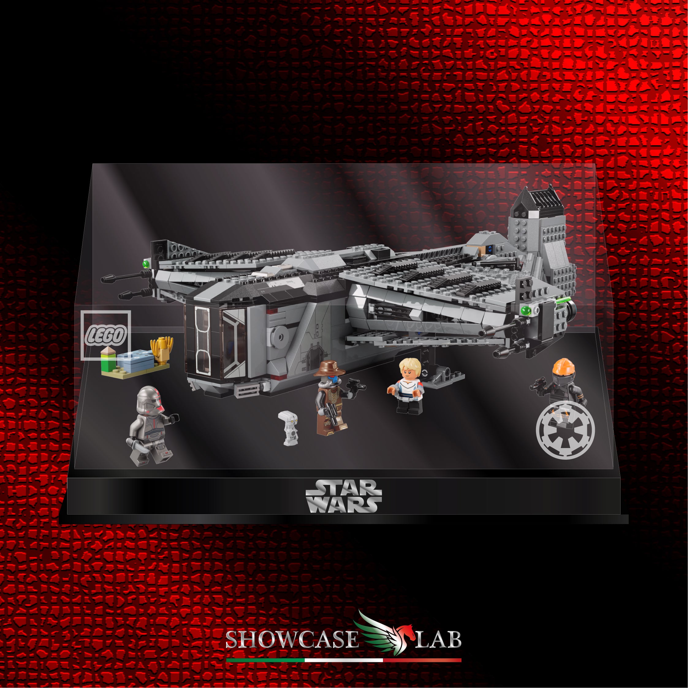 Teca L193 | Per Set Lego 75323 " The Justifier" STAR WARS – Showcase Lab 🇮🇹