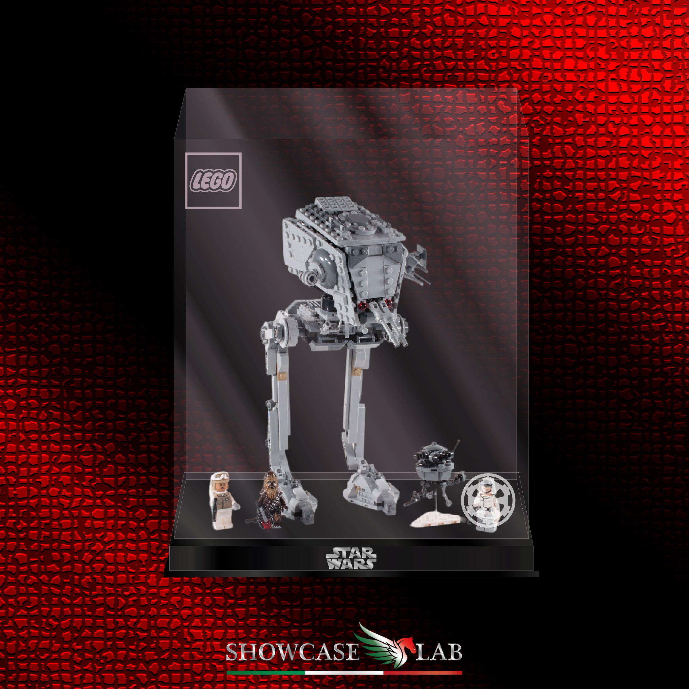 Teca L154 | Per Set Lego 75322 Star Wars AT-ST di TOTH – Showcase Lab 🇮🇹