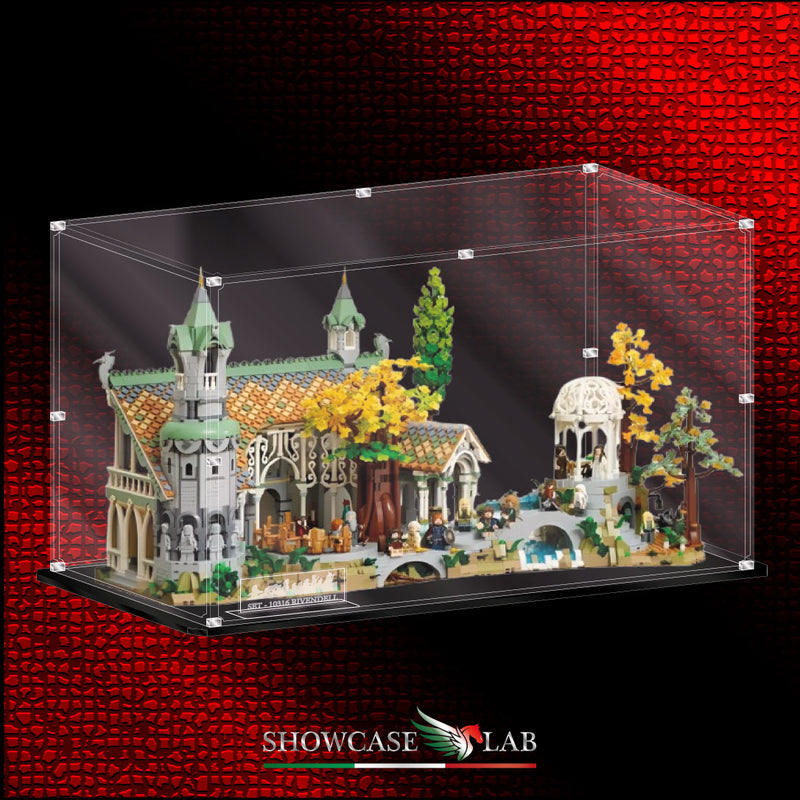 Display Case L141 | For Lego® Set 10316 Great Gorge - Rivendell