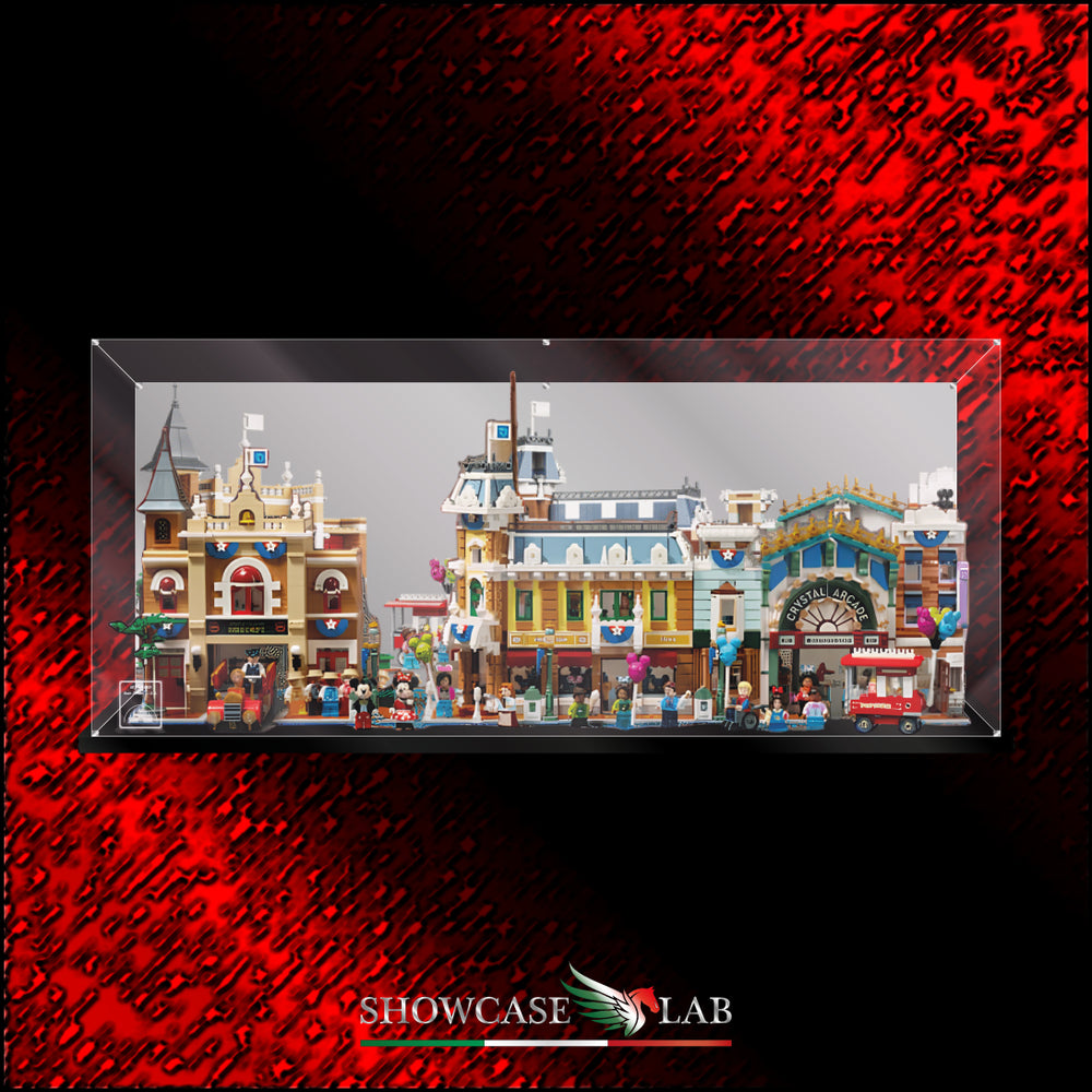 Display Case LM380 | For LEGO® Set 43302 - Main Street, U.S.A.