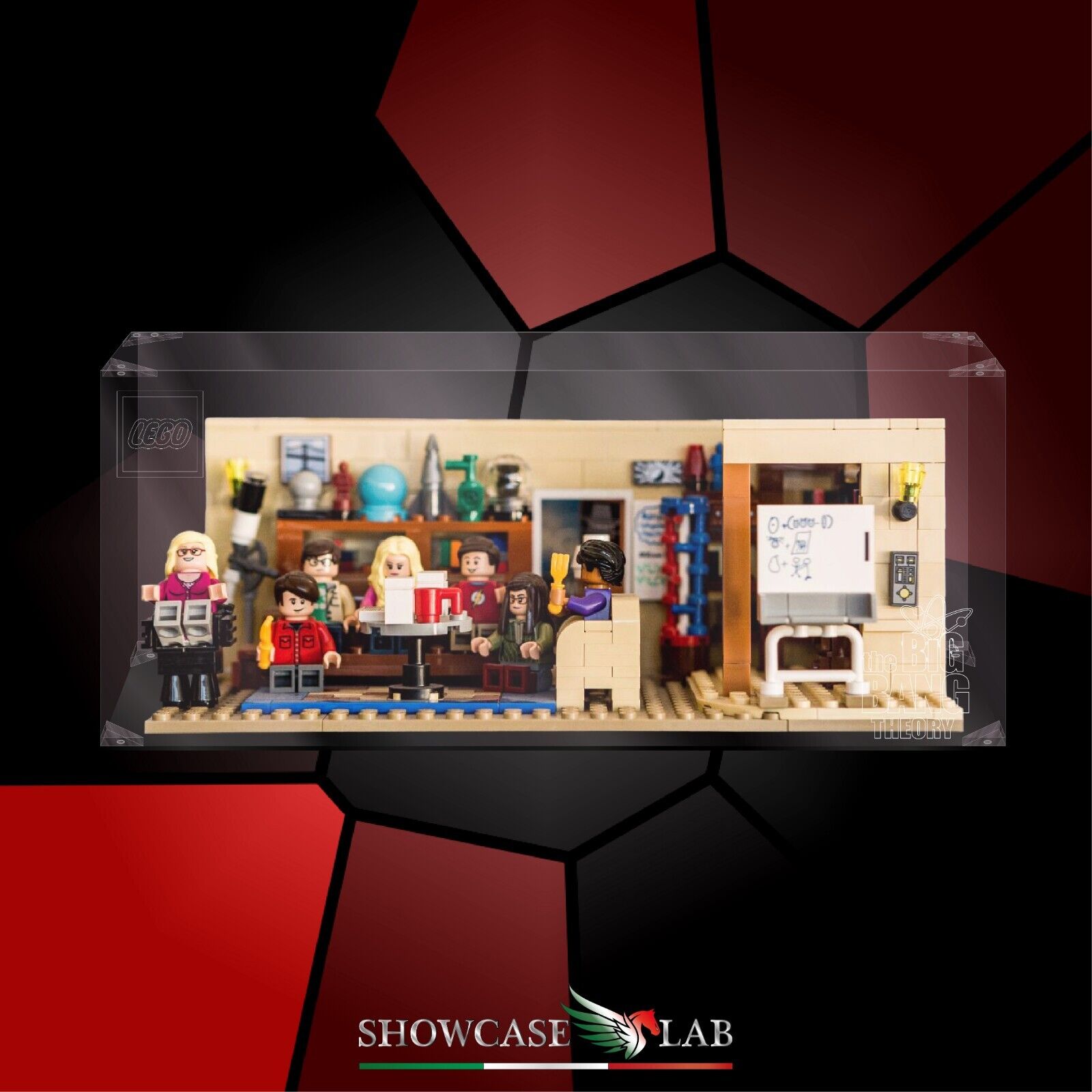Teca LP26 | Per Set Lego 21302 The Big Bang Theory – Showcase Lab 🇮🇹