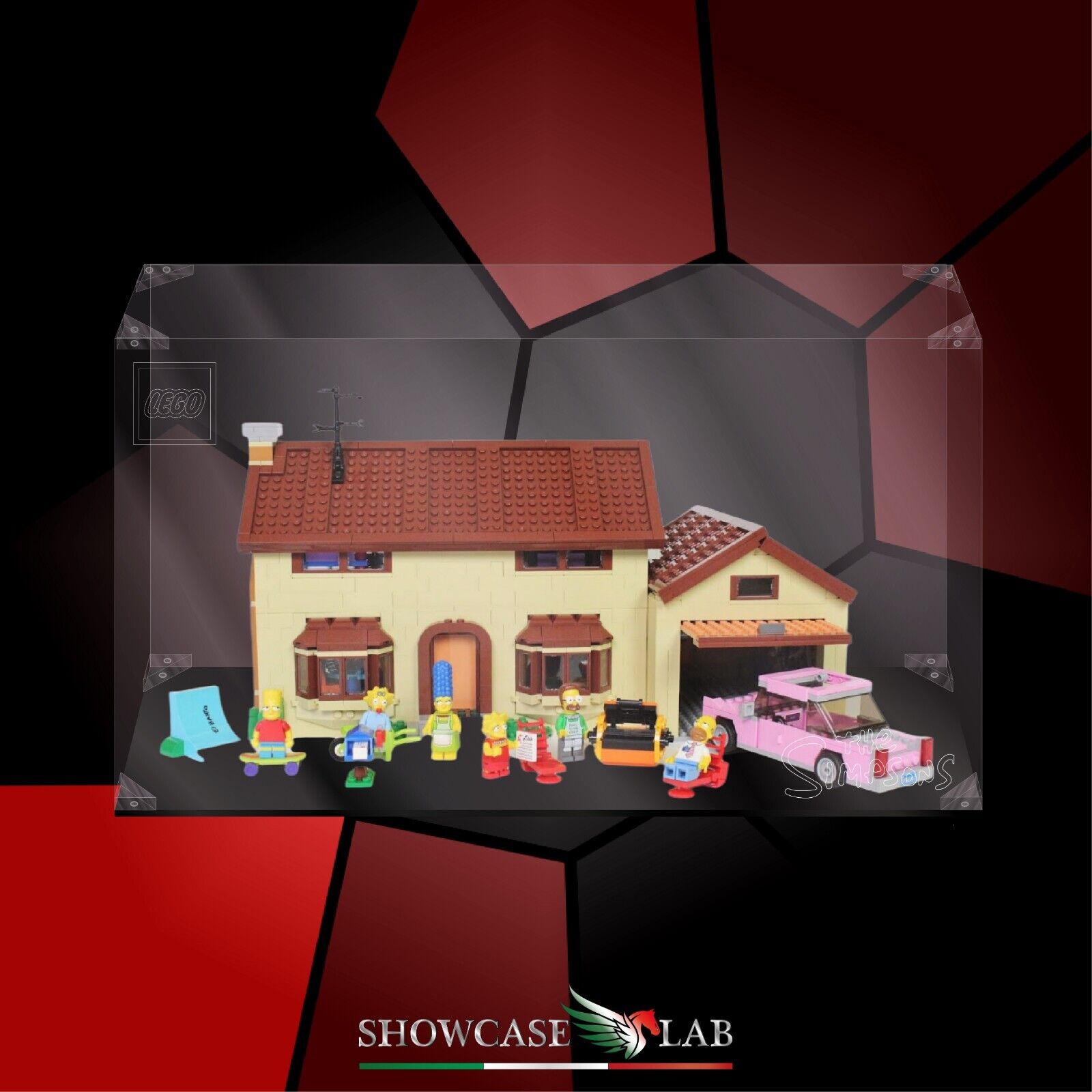 Teca LP22 | Per Set Lego 71006 Simpsons House Springfield – Showcase Lab 🇮🇹